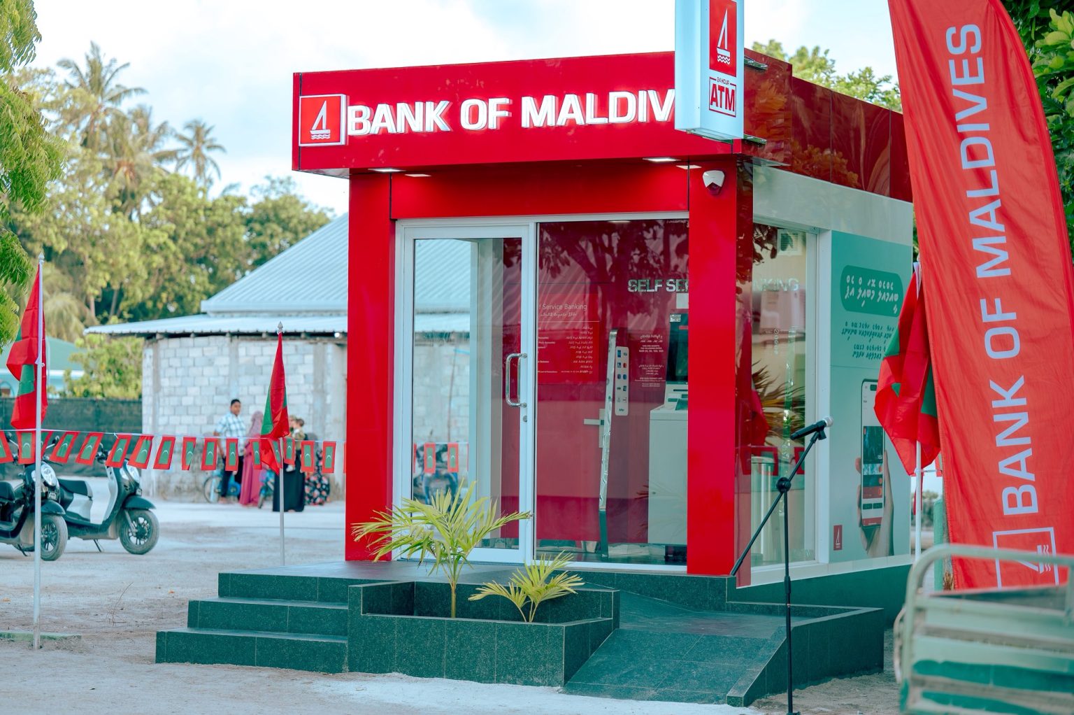 BML ATM service inaugurated in H.Dh. Nolhivaram - Ministry of Economic ...